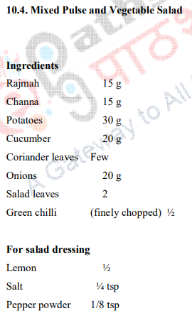 Salads and its types – Quantity food production