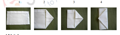 Napkin Folds – Quantity food production
