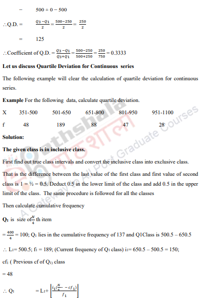 Measures of Dispersion – I – Research methodology and statistics for ...