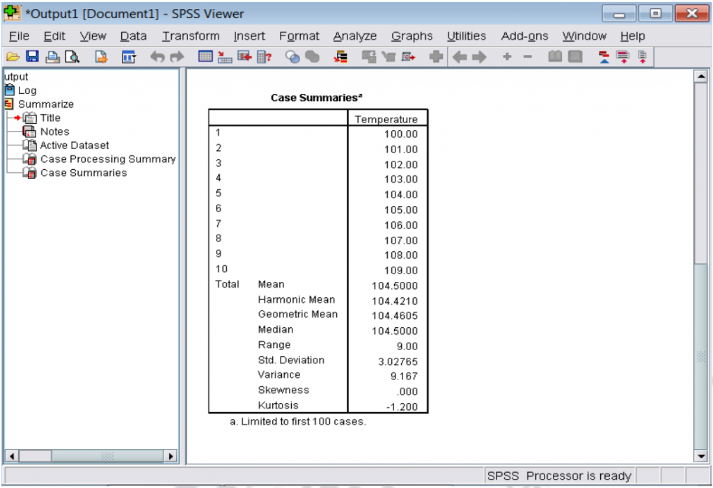 Application of Software in Statistical Analysis II – SPSS – Research methodology and statistics ...