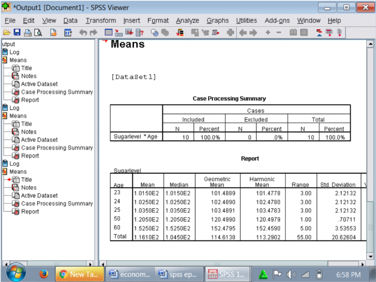 Application of Software in Statistical Analysis II – SPSS – Research methodology and statistics ...