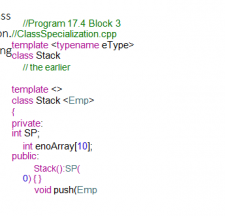 Class Templates – Object Oriented Concepts and Programming Using C++
