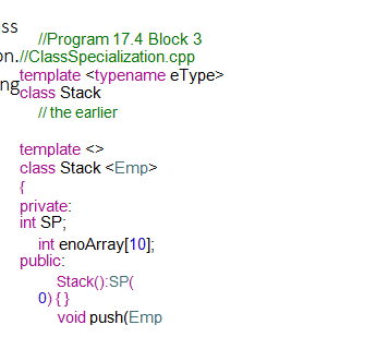 Class Templates – Object Oriented Concepts and Programming Using C++