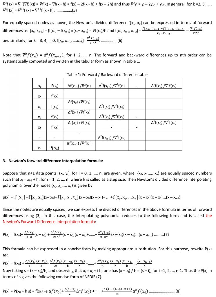 Interpolation with equally spaced nodes-1 – Numerical Methods