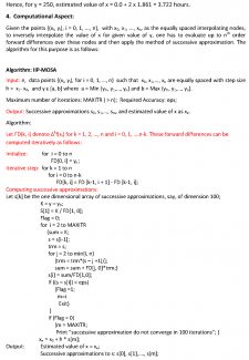 Inverse Interpolation – Numerical Methods