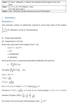 Error Analysis in Composite Simpsons 1/3 and 3/8 rule – Numerical Methods