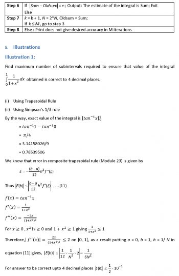 Error Analysis in Composite Simpsons 1/3 and 3/8 rule – Numerical Methods