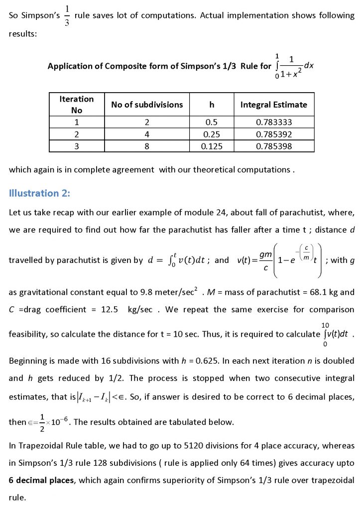 Error Analysis in Composite Simpsons 1/3 and 3/8 rule – Numerical Methods