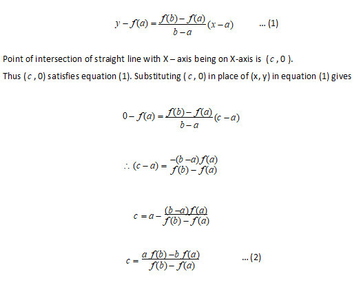 Iterative Methods To Solve Equation F X 0 Method Of False Position Numerical Methods