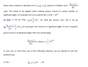 Iterative Methods to solve equation f (x) = 0: Method of False Position ...