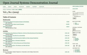 Open Journal Systems – Open Source Software