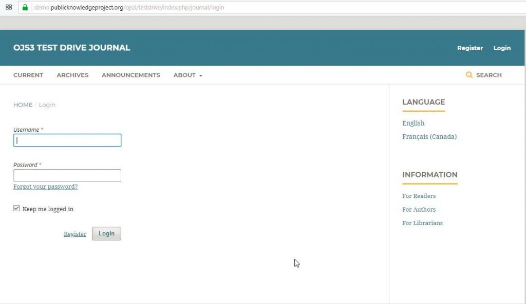 Open Journal Systems – Open Source Software