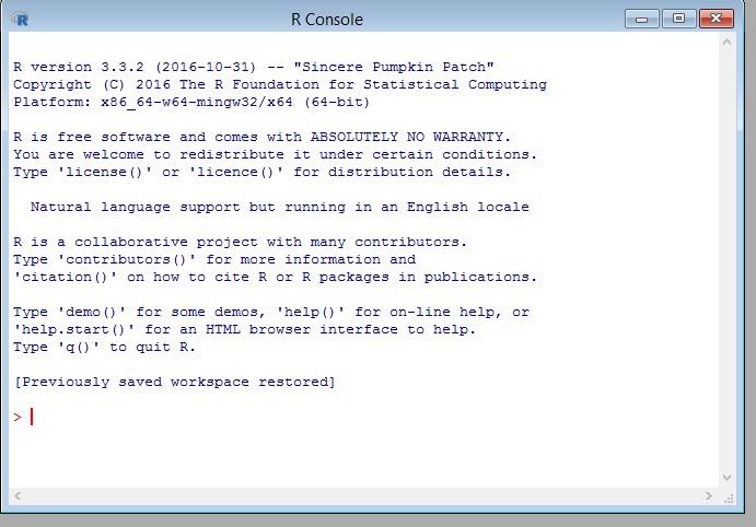 R Programming – 1 – Open Source Software