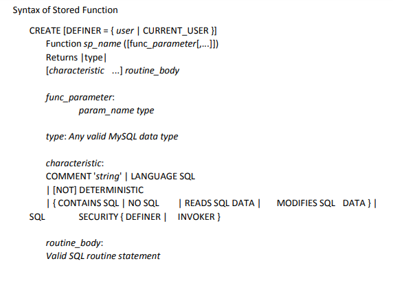 Stored Procedures in MYSQL – Web Application Development- II