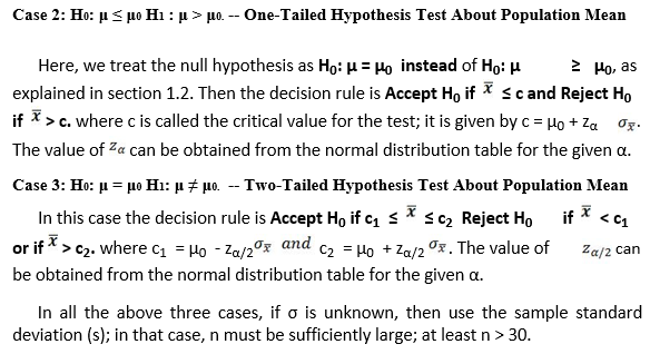 Basics of Testing of Hypothesis – Informetrics & Scientometrics