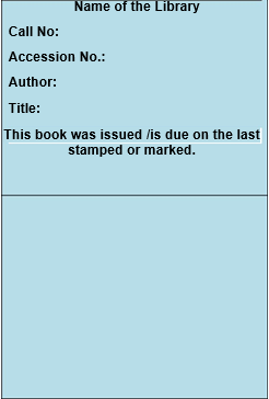 Circulation Management and Control – Special and Research Libraries