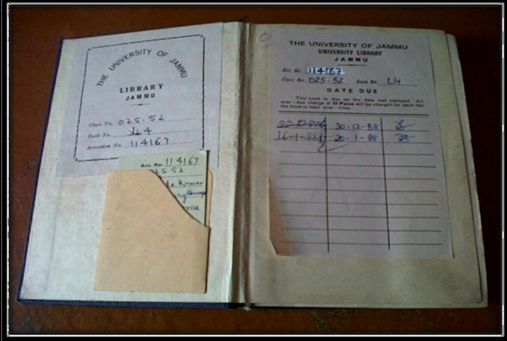 Circulation Management and Control – Special and Research Libraries