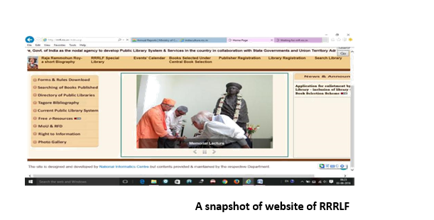 Activities of Raja Rammohun Roy Library Foundation – Public Libraries