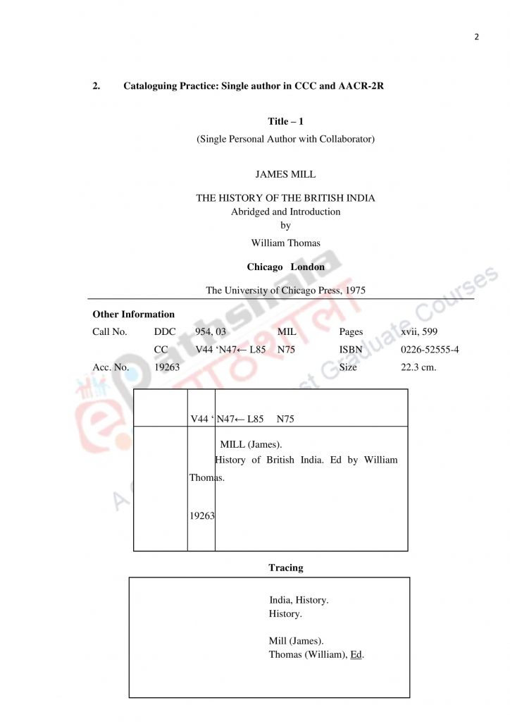 CATALOGUING PRACTICE: SINGLE PERSONAL AUTHORSHIP, SHARED AUTHORSHIP AND ...