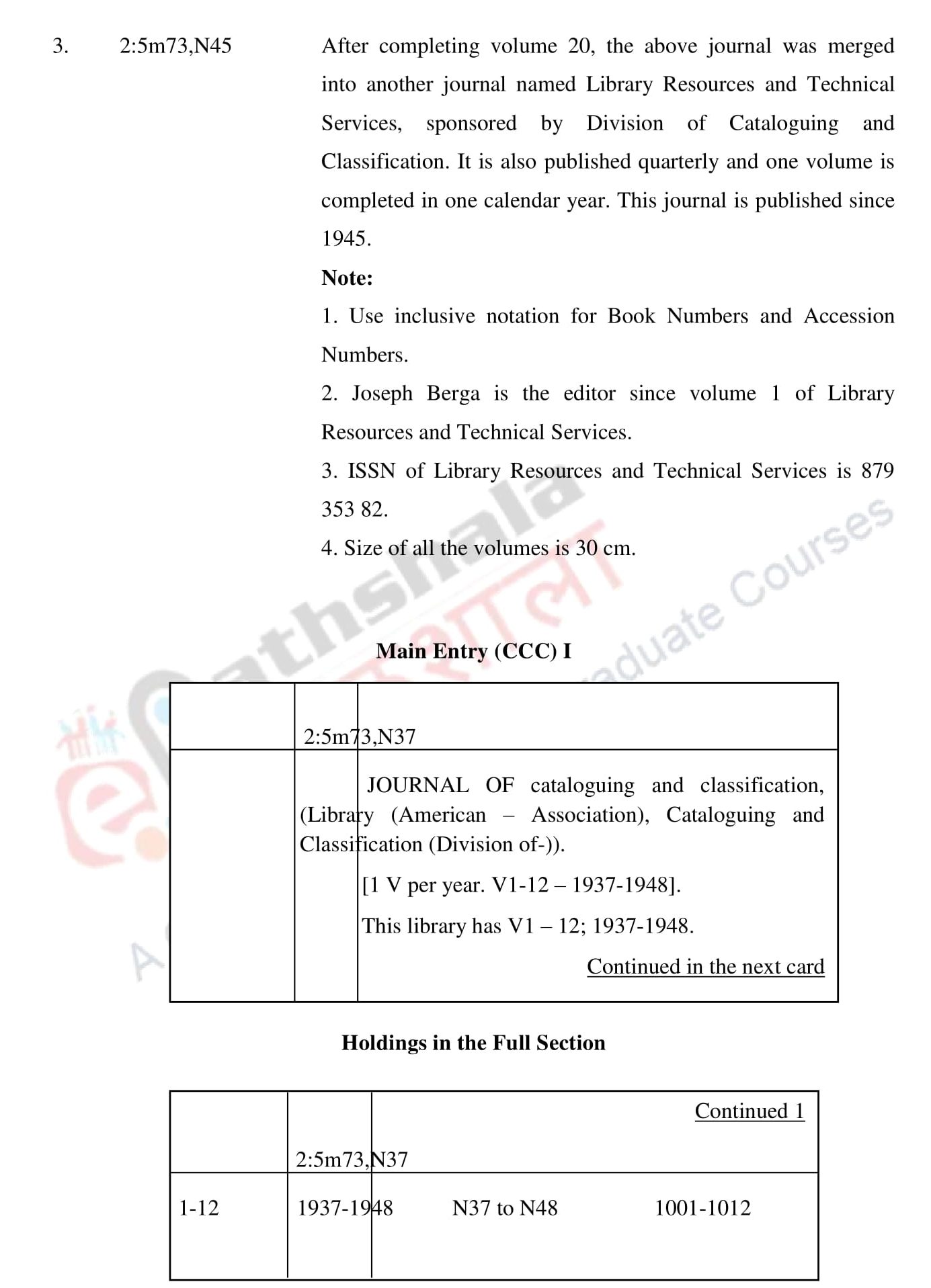 CATALOGUING PRACTICE OF PERIODICAL AND SERIAL PUBLICATIONS IN CCC AND ...