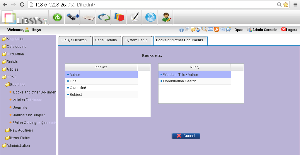 Case Study: LIBSYS – Information Communication Technology for Libraries