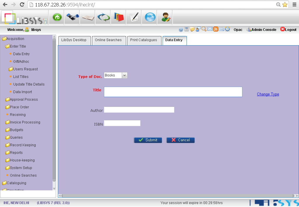 Case Study: LIBSYS – Information Communication Technology for Libraries