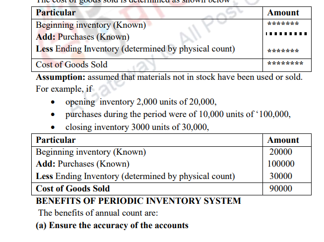 Valuation of Inventories: Need and Methods – Accounting & Financial ...