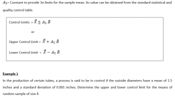 Statistical Process Control Methods: Control Chart for Variables ...