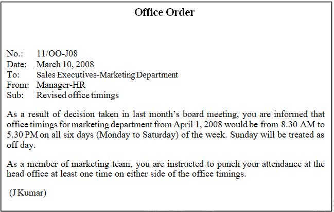 Internal Written Communication – Business Communication