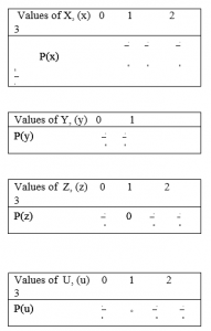 Discrete Probability Distributions: Random variables, Expected Value and Variance: – Quntitative ...