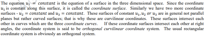 Curvilinear coordinates – Mathematical tools for materials