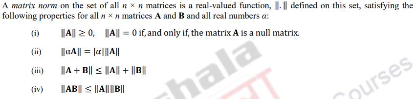 Indirect methods for linear equations – Mathematical tools for materials