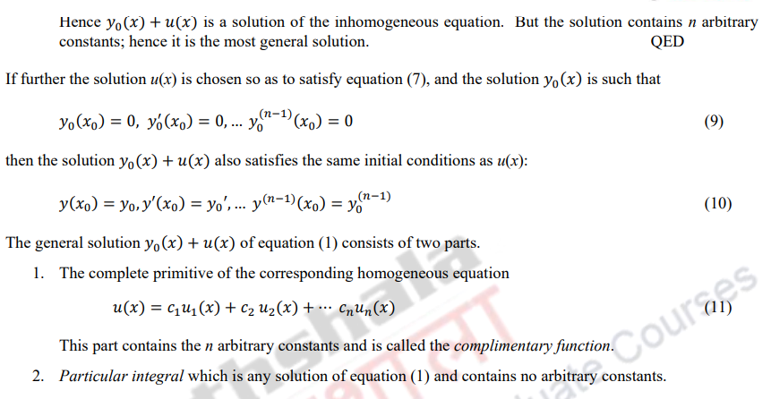 Linear second order differential equations – Mathematical tools for ...