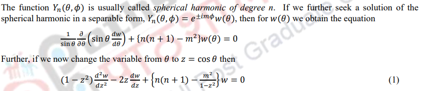 Legendre differential equation and polynomials – Mathematical tools for ...