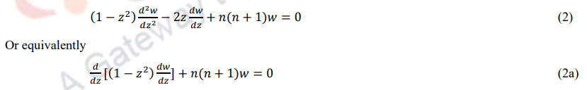 Legendre differential equation and polynomials – Mathematical tools for ...