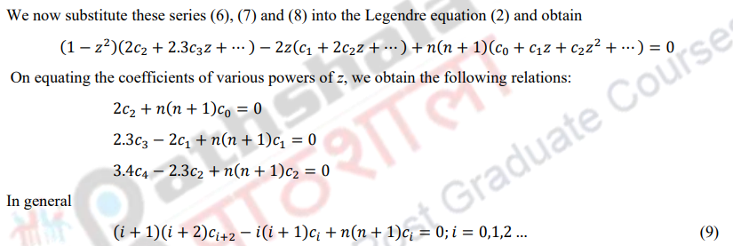 Legendre differential equation and polynomials – Mathematical tools for ...