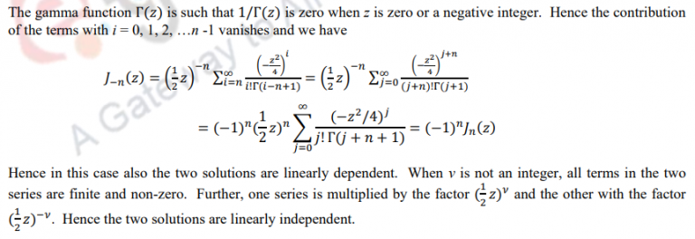 Bessel differential equation – Mathematical tools for materials