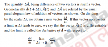 Vector differentiation – Mathematical tools for materials