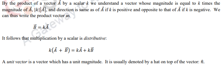 Vector algebra – Mathematical tools for materials