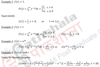 Laplace transforms – Mathematical tools for materials