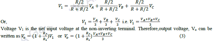 Applications of Operational Amplifier – Measurements and Instrumentation