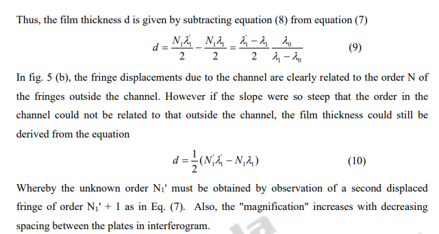 Optical Methods for thickness measurements – Thin film Science and ...