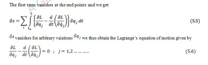 Hamilton’s Principle and Lagrange’s Equation – Classical Mechanics
