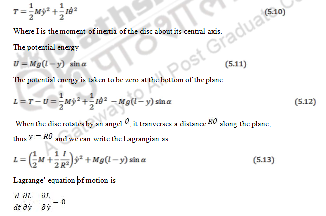 Hamilton’s Principle and Lagrange’s Equation – Classical Mechanics