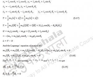 Hamilton’s Principle and Lagrange’s Equation – Classical Mechanics