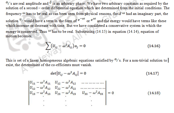 Small Oscillations I – Classical Mechanics
