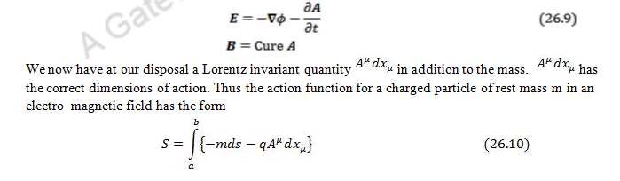 Lagrangian and Hamiltonian of a Relativistic Particle. – Classical ...