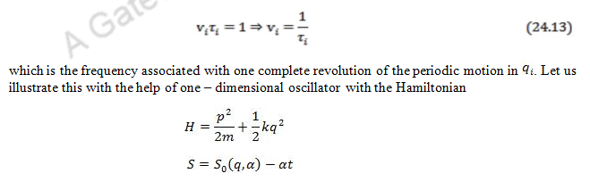 Hamilton-Jacobi Equation : Action Angle Variables – Classical Mechanics