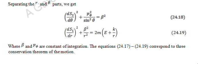 Hamilton-Jacobi Equation : Action Angle Variables – Classical Mechanics