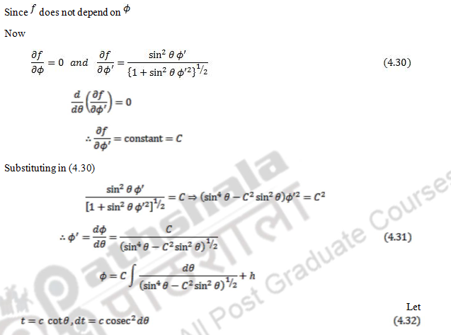 Calculus of Variations – Classical Mechanics
